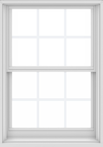ANDERSEN Windows 400 Series Double Hung 37-5/8" Wide Vinyl Exterior Wo ...