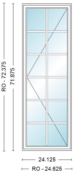 ANDERSEN Windows 400 Series Venting Casement 24⅛" Wide Vinyl Exterior ...