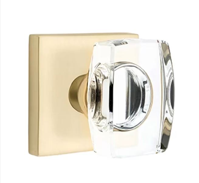 EMTEK Windsor Glass Knob Modern, Disk, Square, Neos, Modern Rectangula ...