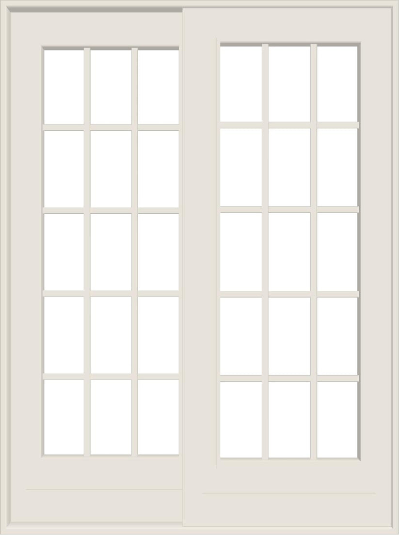 ANDERSEN FWG6068 400 Series 71-1/4" X 79-1/2" Frenchwood Sliding/Glidi ...