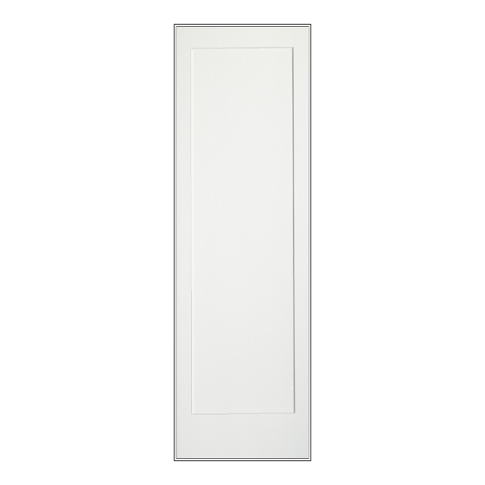 REEB 8'0 X 1-3/8 Or 1-3/4 1 Panel Primed Flat Shaker Sticking Interior ...