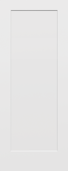 JELDWEN Molded Madison 6'8 X 1-3/8 Craftsman Sticking 1 Flat Panel Smo ...