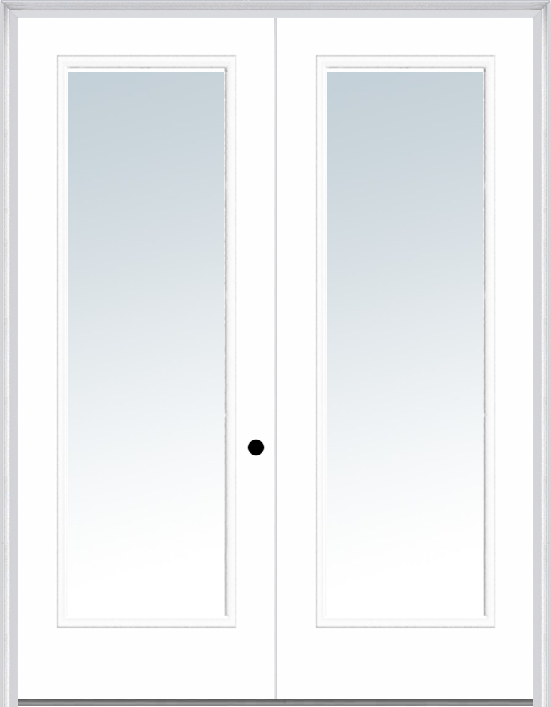 MMI TWIN/DOUBLE FULL LITE 6'0" X 8'0" FIBERGLASS SMOOTH CLEAR GLASS EX ...