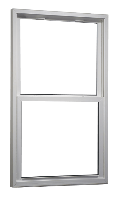 MI WINDOWS 1556 Double Hung 30 Wide New Construction Vinyl White Low-E ...