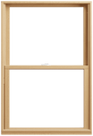 ANDERSEN Windows 400 Series Double Hung 37-5/8" Wide Vinyl Exterior Wo ...